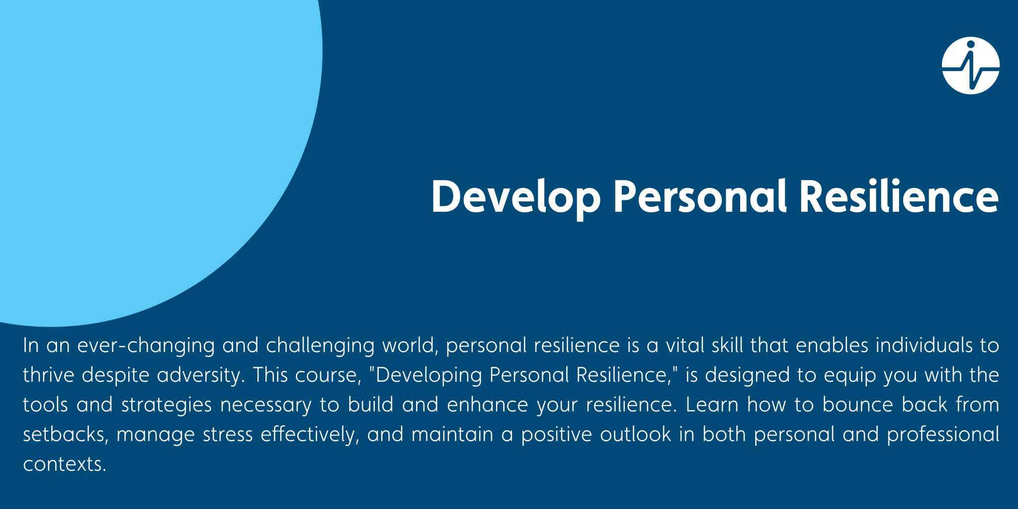 Develop Personal Resilience - Intercare eLearning