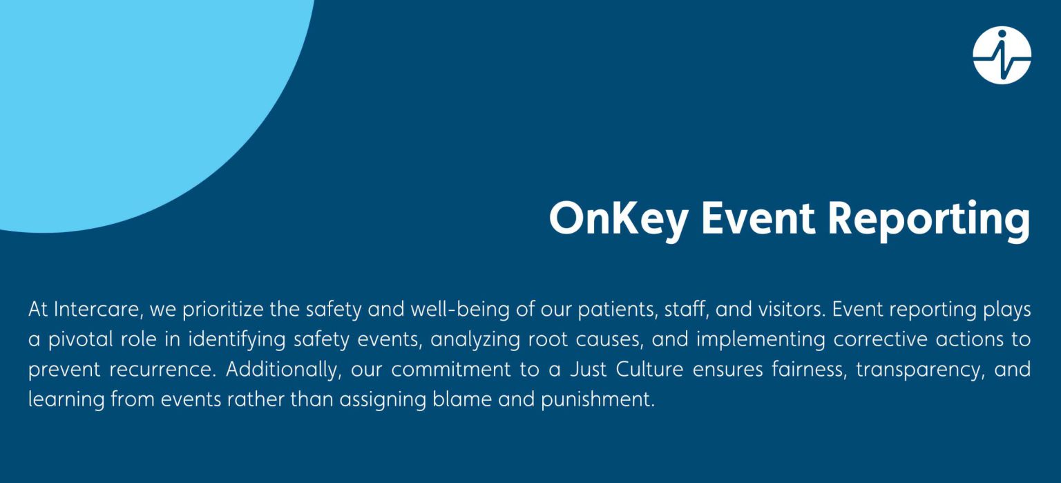 OnKey Event Reporting - Intercare eLearning
